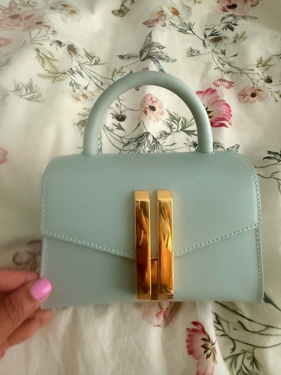 DeMellier | Bags | Demellier Blue Nano Montreal Bag | Poshmark